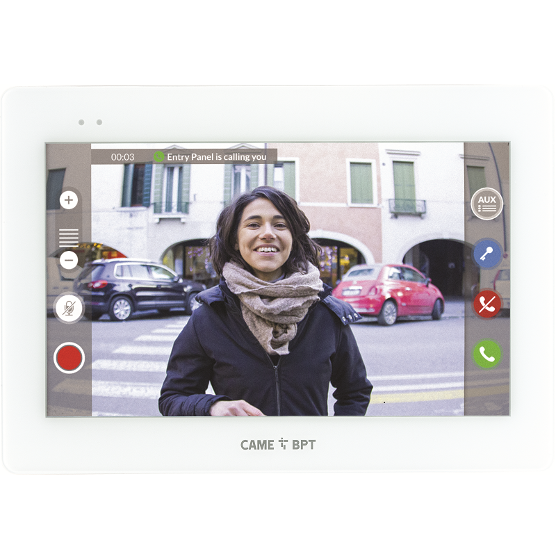 Bezsłuchawkowy zestaw wideodomofonowy Came XTS 7 WiFi - sklep internetowy Bonmario